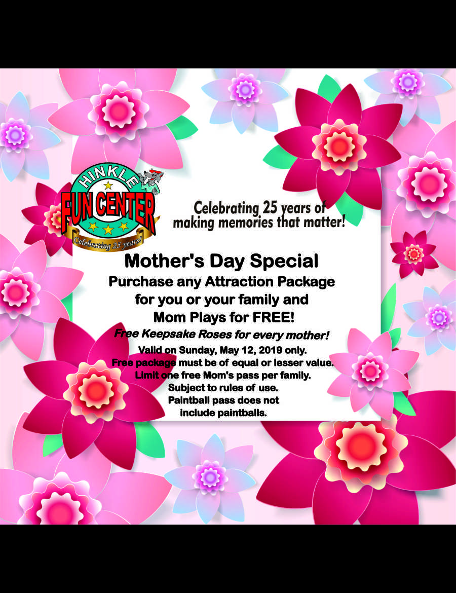 mothers day web | Hinkle Fun Center