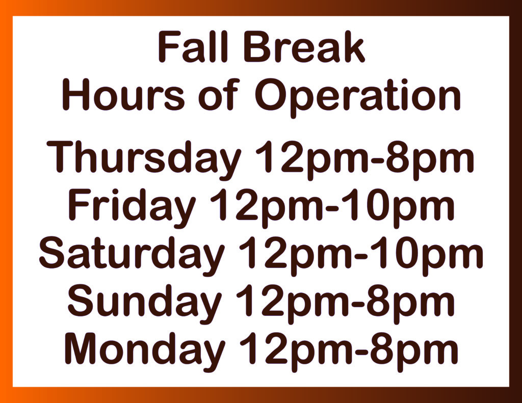 fall break | Hinkle Fun Center